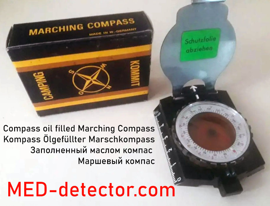 Compass oil filled Marching Compass, Kompas olie gevuld, Kompass ...